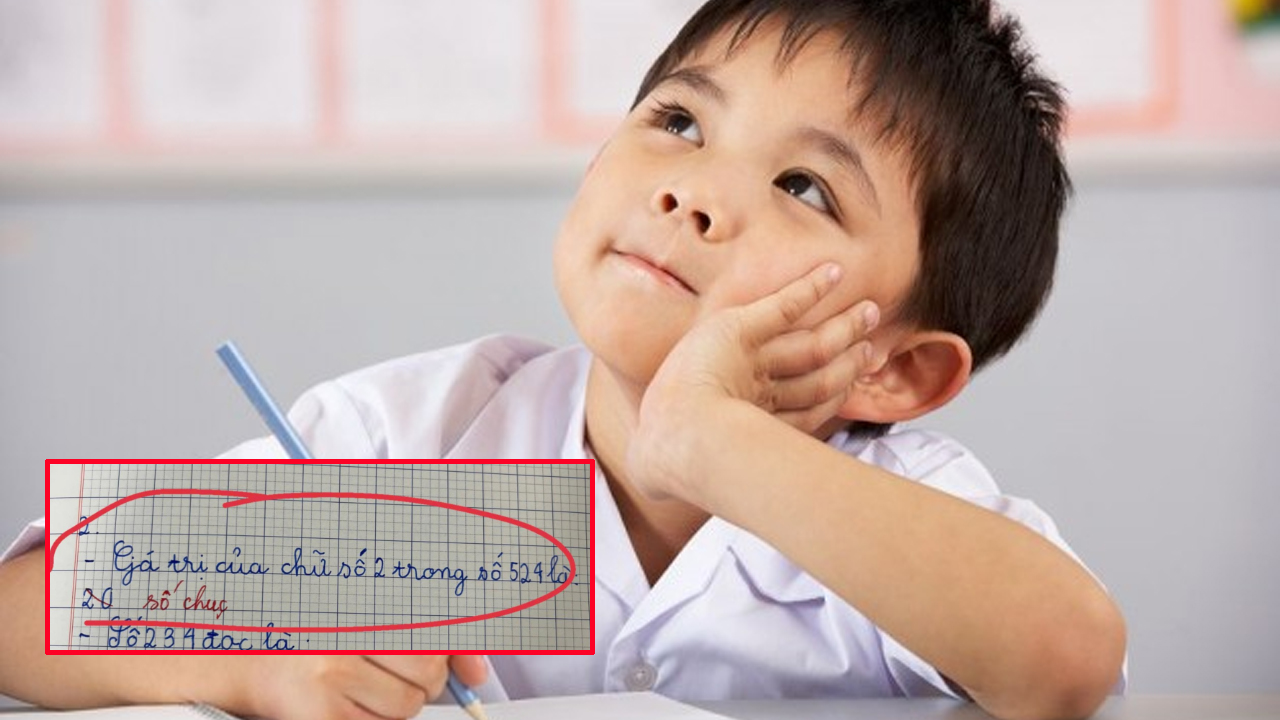 Bài toán tiểu học tưởng làm đúng lại bị cô giáo gạch sai, dân tình ...