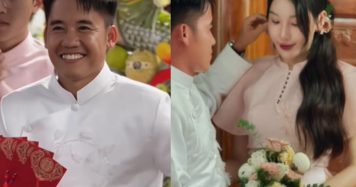 Con trai bà Tân Vlog tái hôn, cô dâu chú rể hạnh phúc rạng ngời trong ...