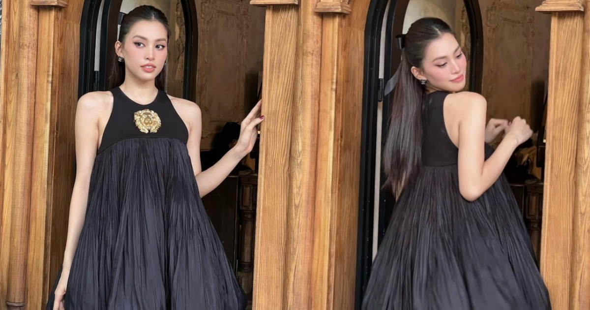 Hoa hậu Tiểu Vy vướng nghi vấn mang thai vì chiếc váy rộng thùng thình, người đẹp lên tiếng?