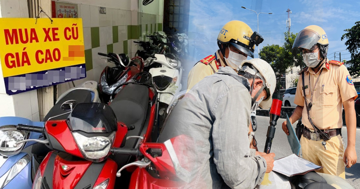 Từ 6/2024: Mua xe máy cũ chưa sang tên, chủ cũ hay chủ mới sẽ bị phạt?