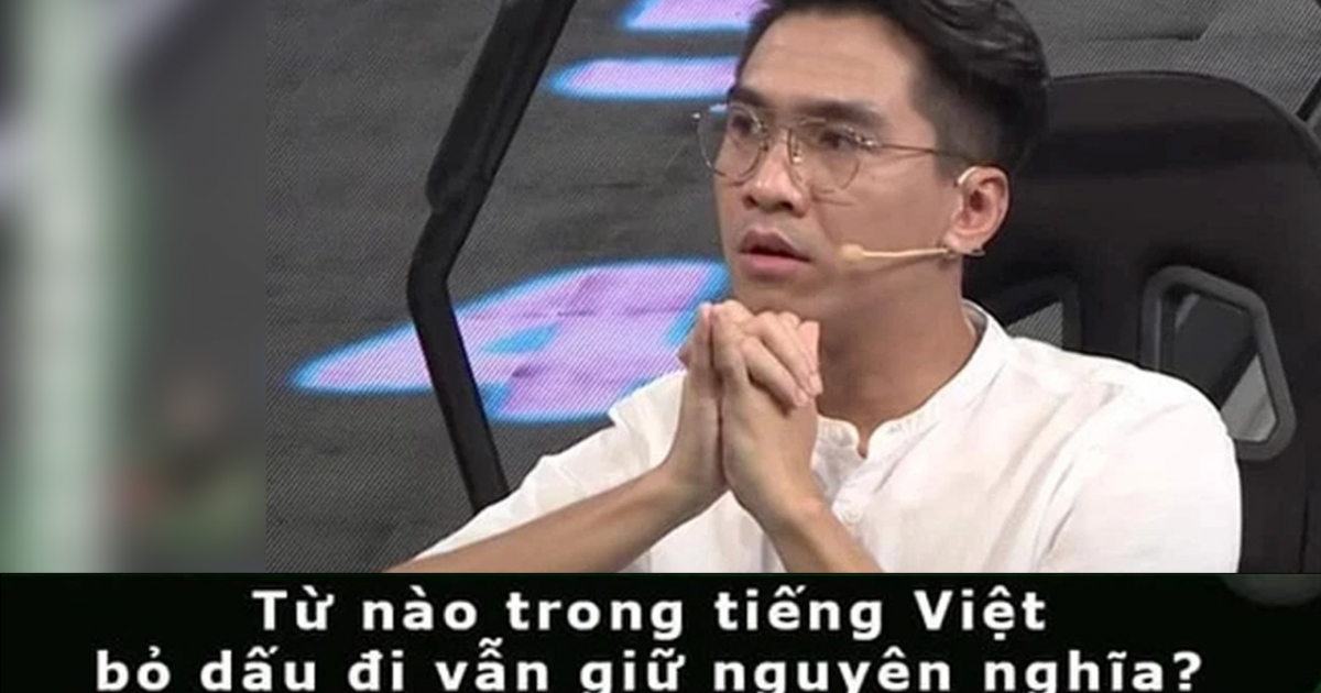 Từ nào trong tiếng Việt bỏ dấu đi nhưng vẫn giữ nguyên nghĩa?