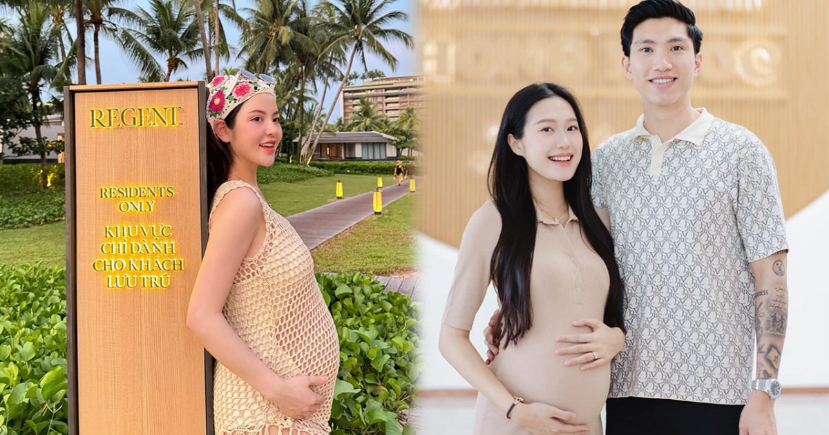 Chu Thanh Huyền và Doãn Hải My khoe bầu vượt mặt, nhan sắc ai nhỉnh hơn?