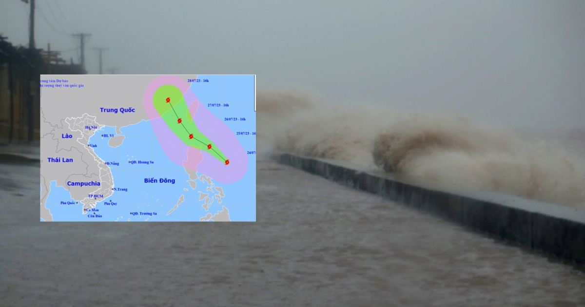 Bão Doksuri giật trên cấp 17, khu vực nào của Việt Nam sẽ bị ảnh hưởng?