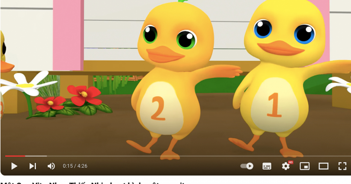 Video Một con vịt có nhiều view nhất trên Youtube Việt Nam