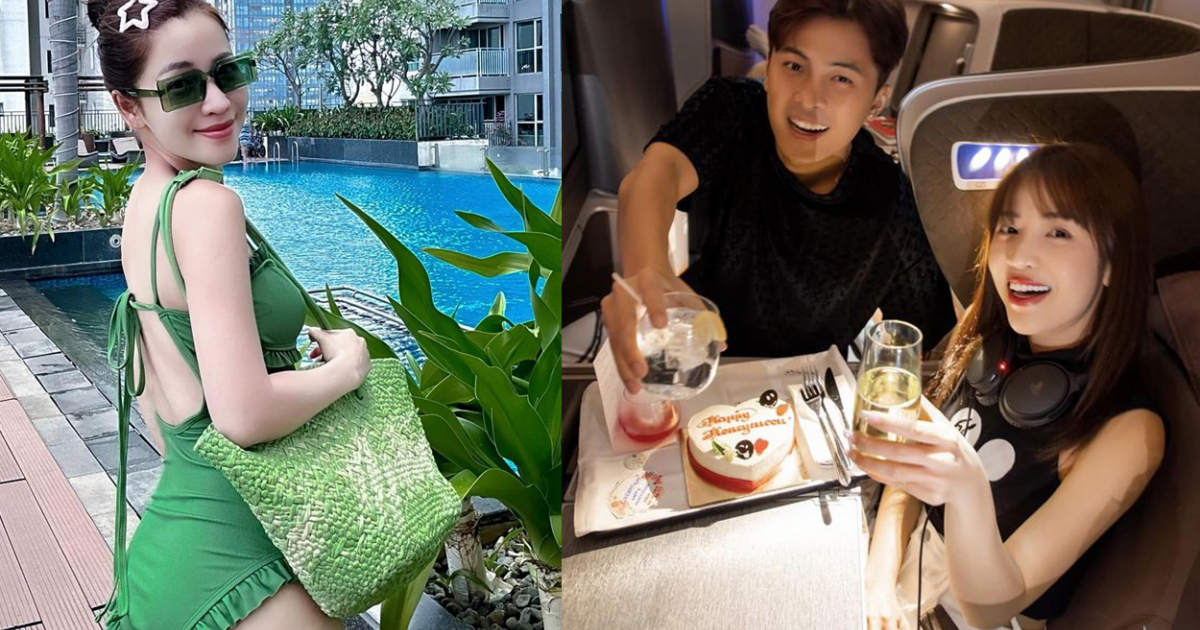 Puka và Gin Tuấn Kiệt đi tuần trăng mật tại Singapore