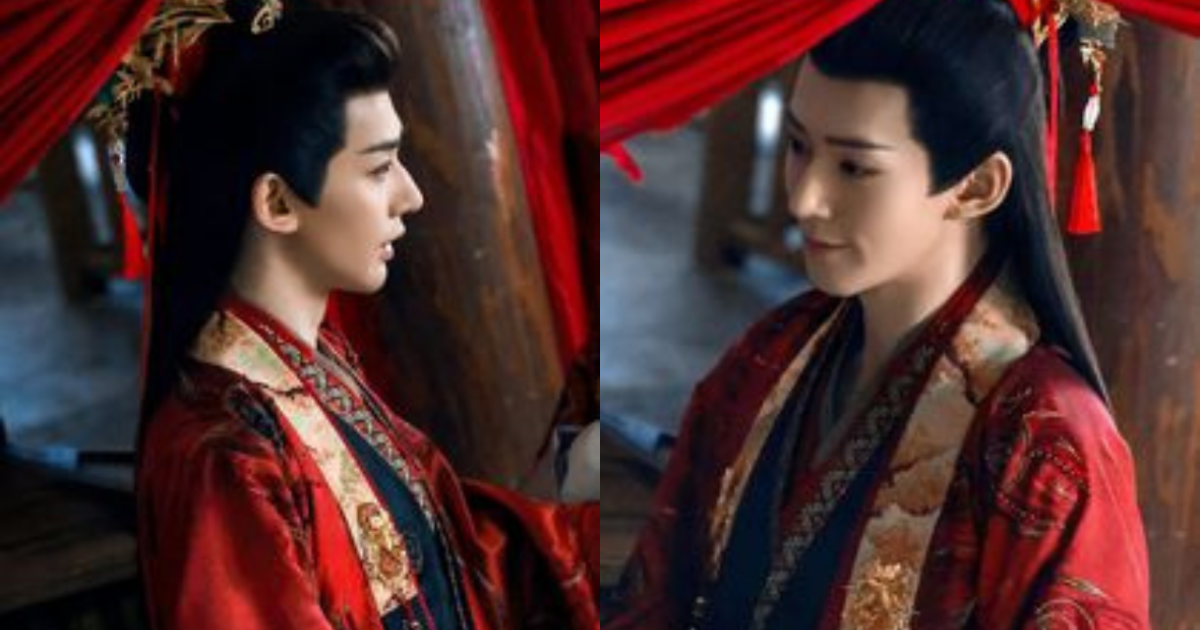 Phát sốt với tạo hình của Đặng Vi trong trang phục chú rể ở phim mới