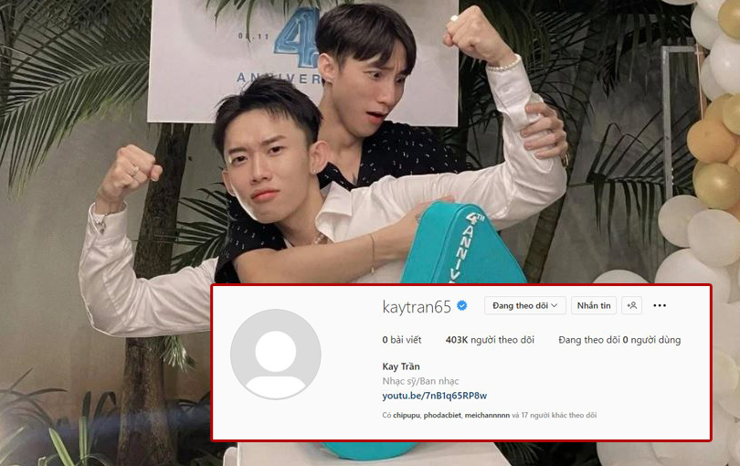 Kay Trần xoá MV “Nắm đôi bàn tay”, bỏ theo dõi Sơn Tùng M-TP sau thông ...