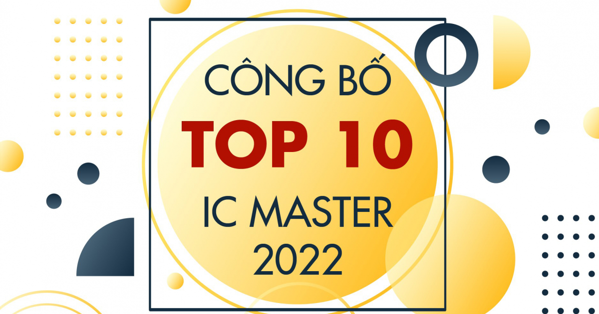 IC Master 2022: Người trẻ và hành trình nâng tầm sản phẩm Việt trên kệ ...