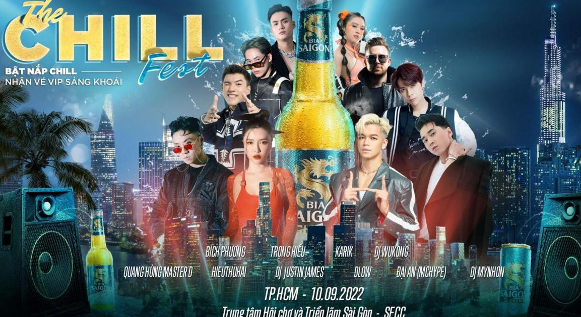 The Chill Fest “đổ bộ” TP.HCM, dàn line-up toàn những cái tên siêu hot
