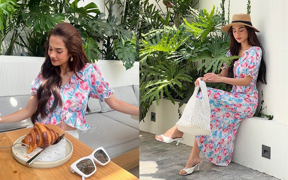 ‘Bông hồng lai’ Emma lê hóa nàng thơ trong BST xuân hè 2023 của GIGI