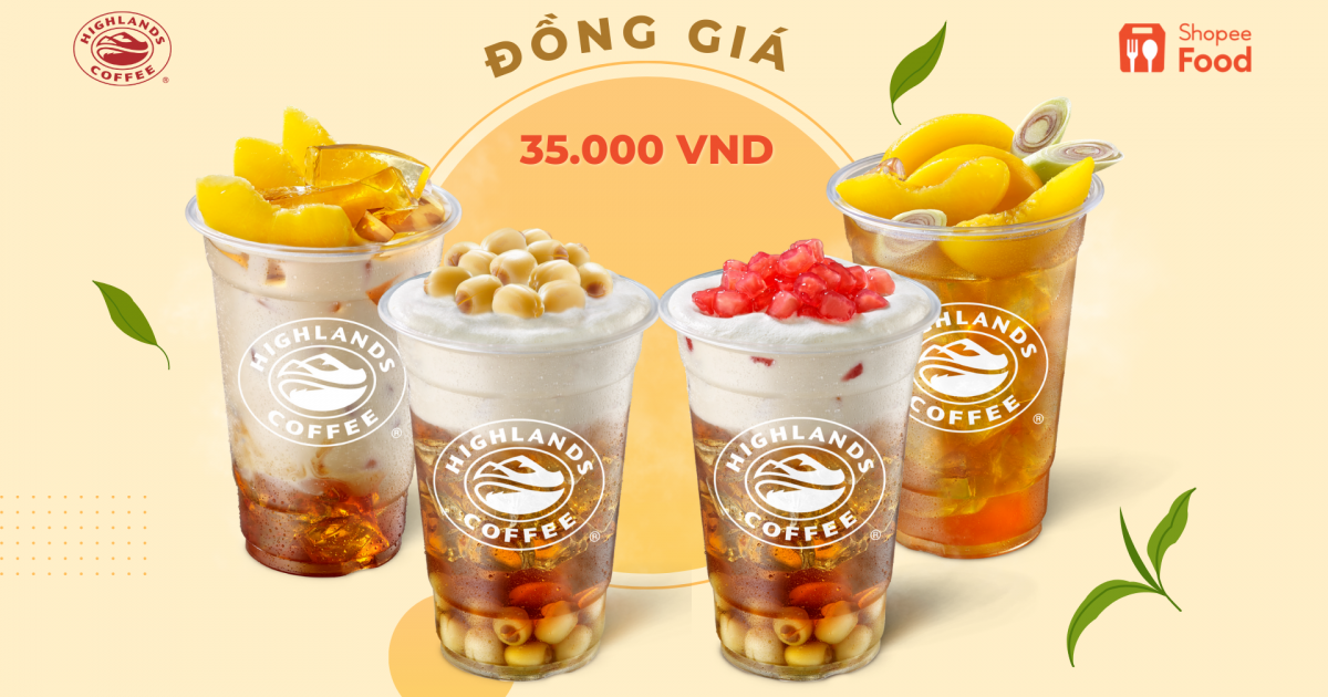 Highlands Coffee chiêu đãi trà đồng giá, dân tình lại có dịp săn deal ...