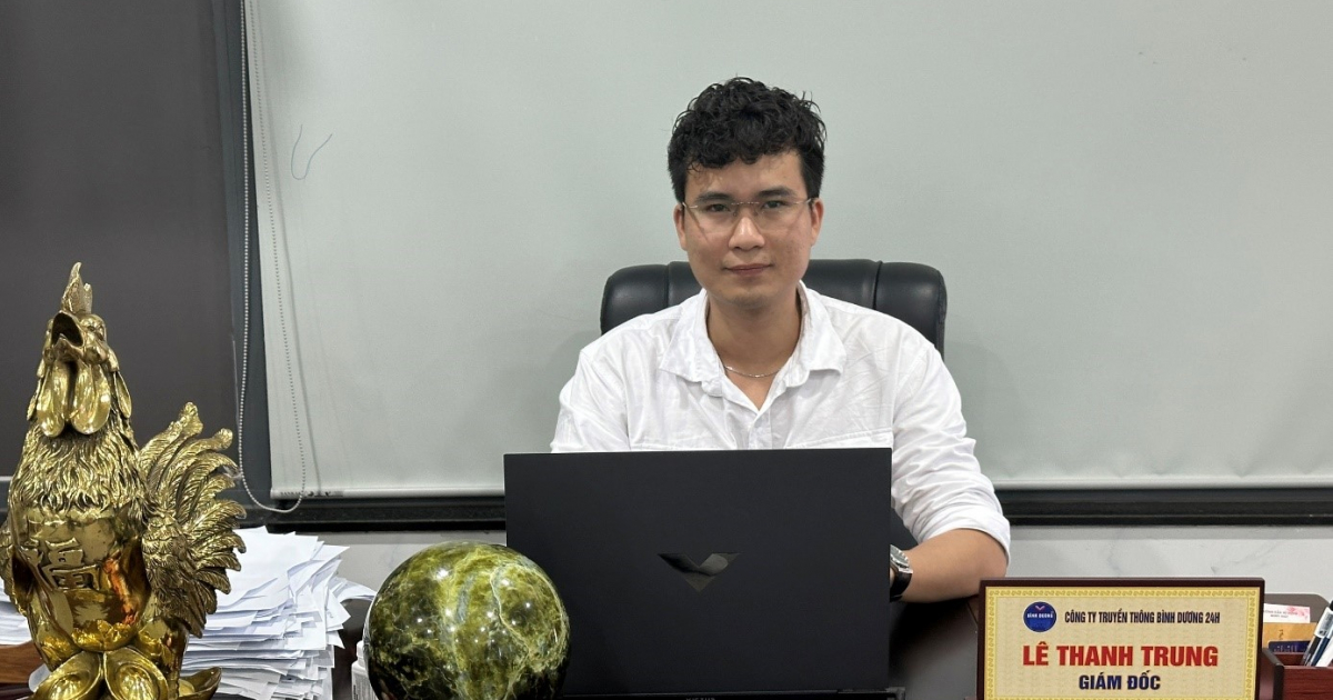 CEO Lê Thanh Trung cơ duyên đến với truyền thông Bình Dương 24H