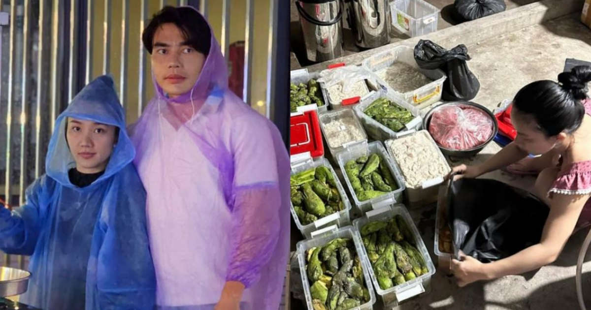 Vợ Lê Dương Bảo Lâm phải đổ hàng loạt trái cây, thức ăn sau khi quán nước bị đóng cửa, nói 1 câu ...