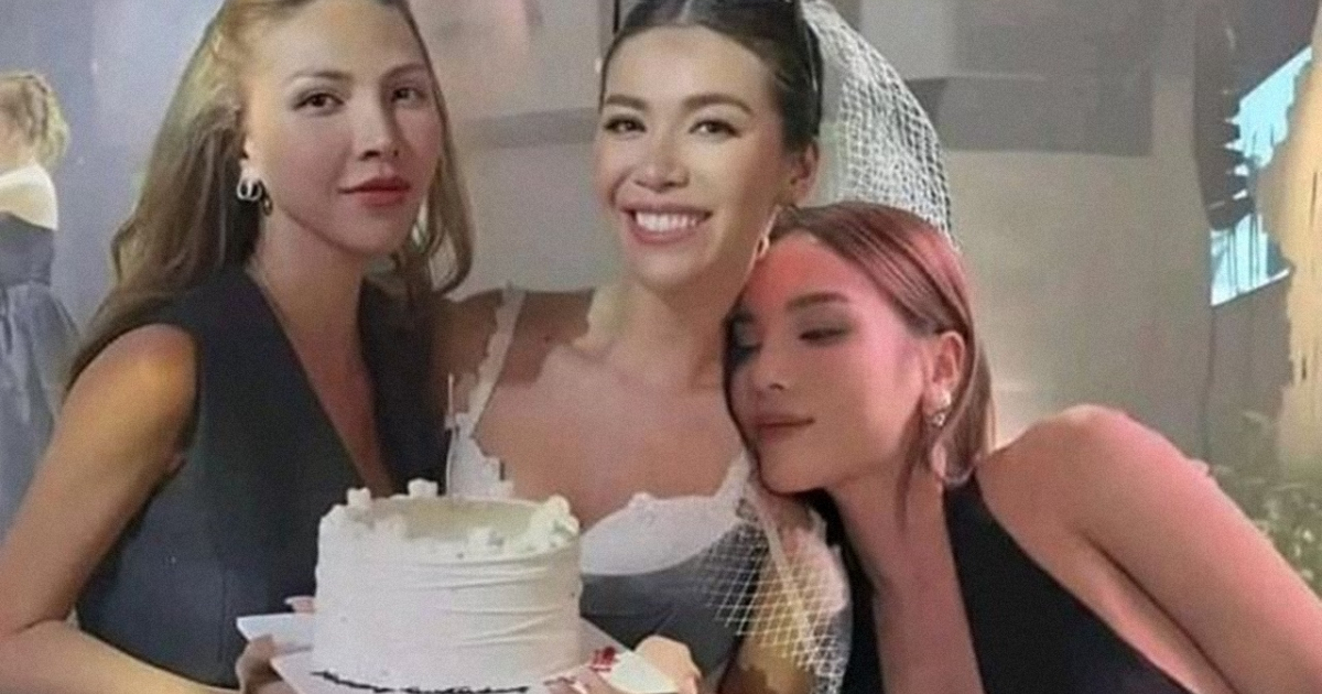 Rộ ảnh Kỳ Duyên - Minh Triệu thân thiết chụp chung ở đám cưới Minh Tú