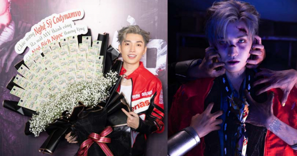 Cody Nam Võ được fan tặng hoa, vương miện kết bằng tiền tại họp báo ra ...